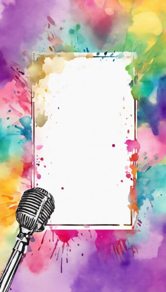 Download Colorful Abstract Background with Microphone Backgrounds ...