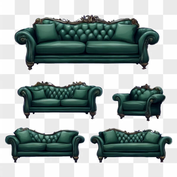 Pobierz narzędzie Luksusowe zielone skórzane sofy Cartoons Online ...