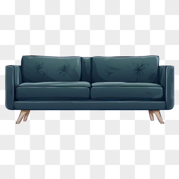 Download Stylish Contemporary Couch Cartoons Online - Creative Fabrica