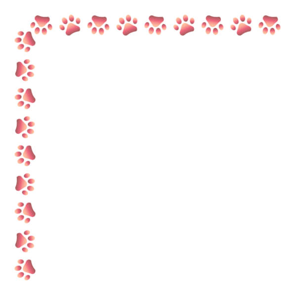 Download Paw Print Border Design Borders & Corners Online - Creative ...