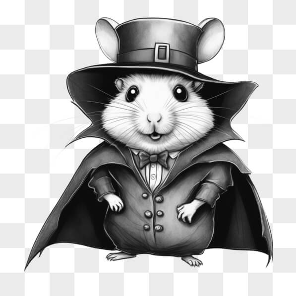 Descarga Hamster Elegante en Traje Formal Bocetos En Línea - Creative ...