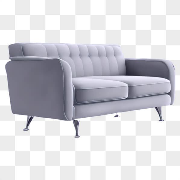 Download Modern Two-Seater Sofa in Light Grey Cartoons Online ...