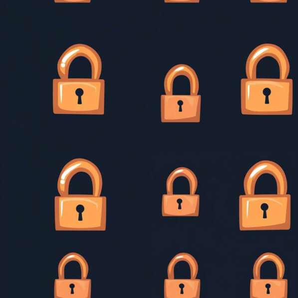 Download Pattern of Cartoon-Style Locks Patterns Online - Creative Fabrica