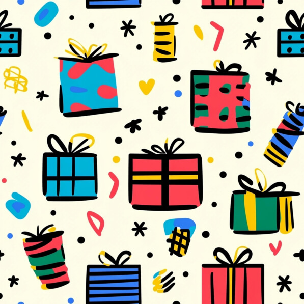 Download Colorful Gift Boxes Pattern Patterns Online - Creative Fabrica