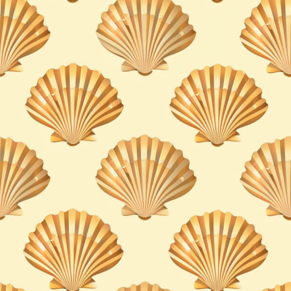 Download Stylized Seashell Pattern Patterns Online - Creative Fabrica