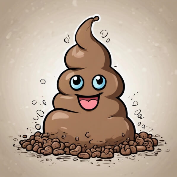 Download Cartoon Smiling Poop Emoji Backgrounds Online - Creative Fabrica