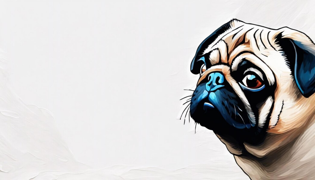 Download Stylized Pug Illustration Backgrounds Online - Creative Fabrica