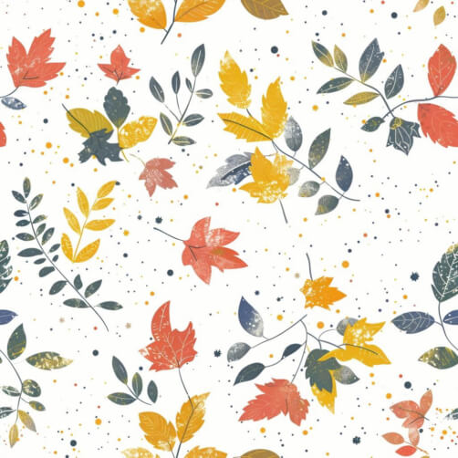 Download Autumn Leaves and Berries Pattern Patterns Online - Creative ...