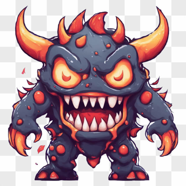 Download Cartoon Monster Character Cartoons Online - Creative Fabrica