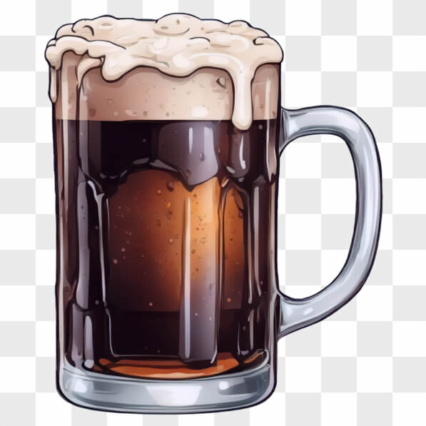 Download Frothy Mug of Beer Cartoons Online - Creative Fabrica