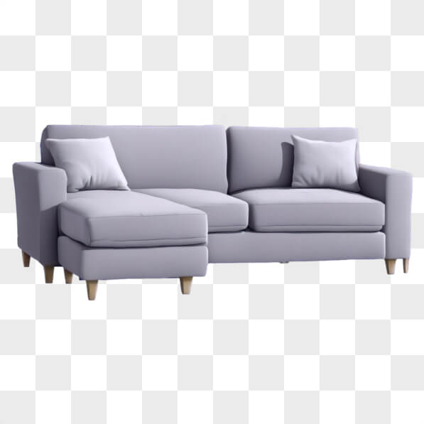 Download Light Gray Sectional Sofa Cartoons Online - Creative Fabrica