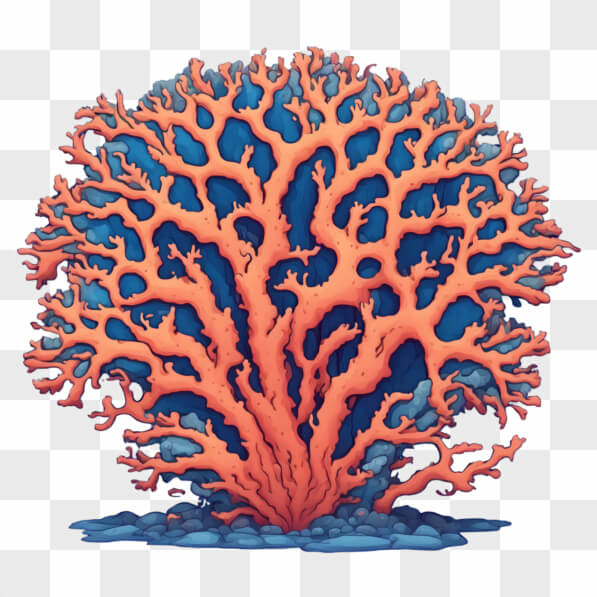 Download Vibrant Coral Structure in Underwater Scene Cartoons Online ...