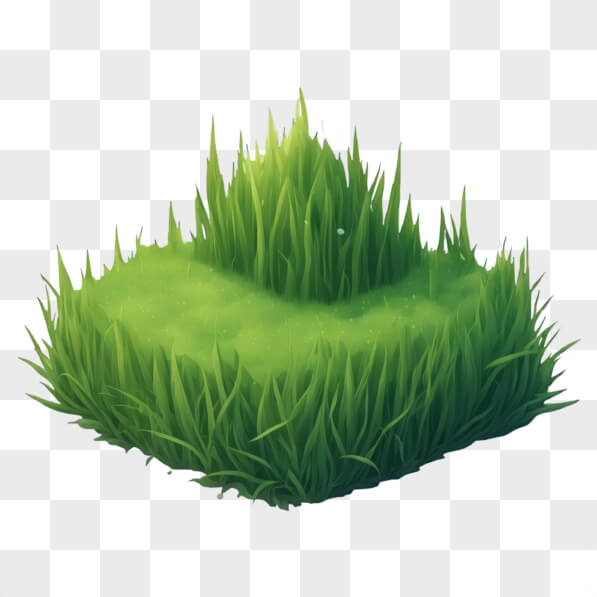 Download Lush Green Grass Patch Cartoons Online - Creative Fabrica