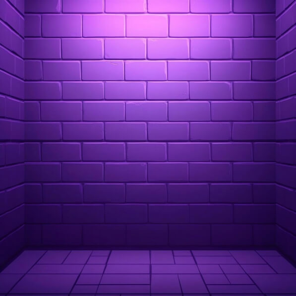 Baixe Paredes de Tijolos Roxo Vibrante em um Quarto Minimalista ...