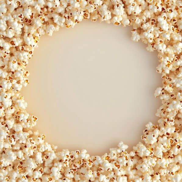 Download Circular Arrangement of Popcorn Kernels Backgrounds Online ...