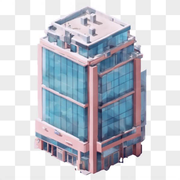 Download Modern Glass Building with Sleek Design Cartoons Online ...