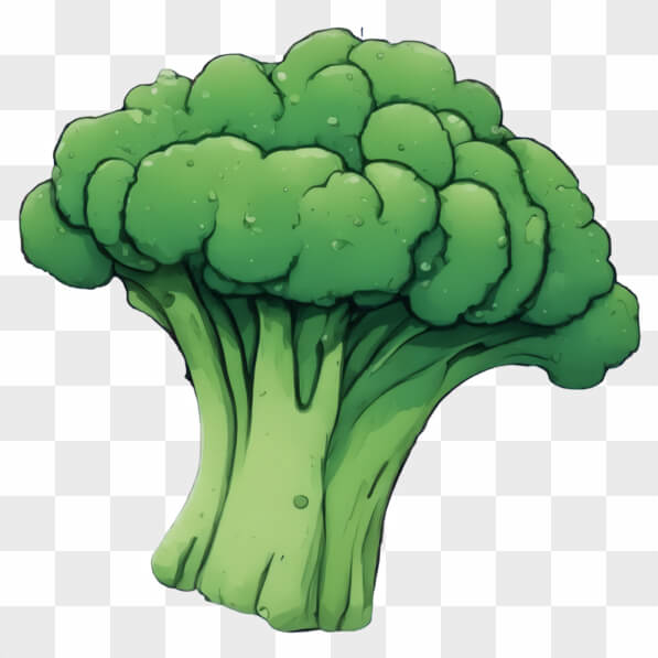 Download Cartoon Illustration of Broccoli Cartoons Online - Creative ...