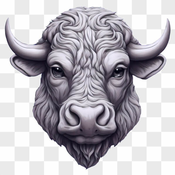 Download Stylized Bull Head Illustration Cartoons Online - Creative Fabrica