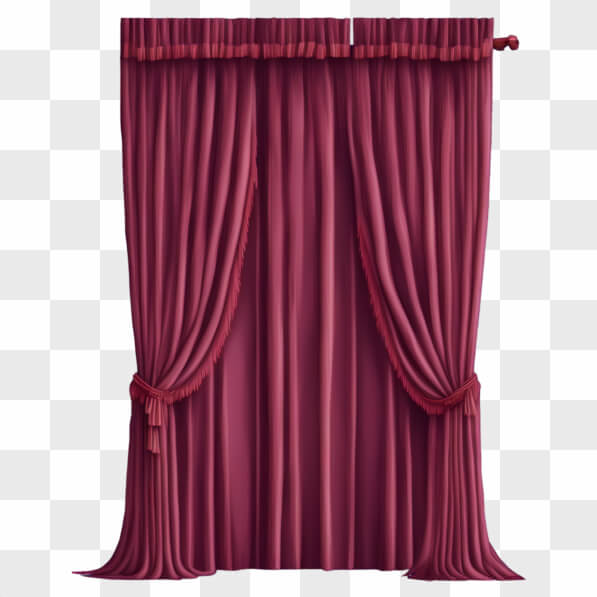 Download Elegant Maroon Curtain Cartoons Online - Creative Fabrica