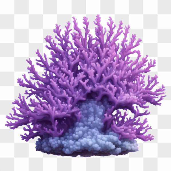 Descarga Formación de Coral Morado Estilizado Cartoons En Línea ...