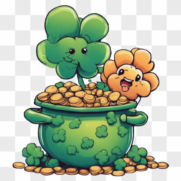 4 Leaf Clover Cartoon Images - Free Download on Creative Fabrica