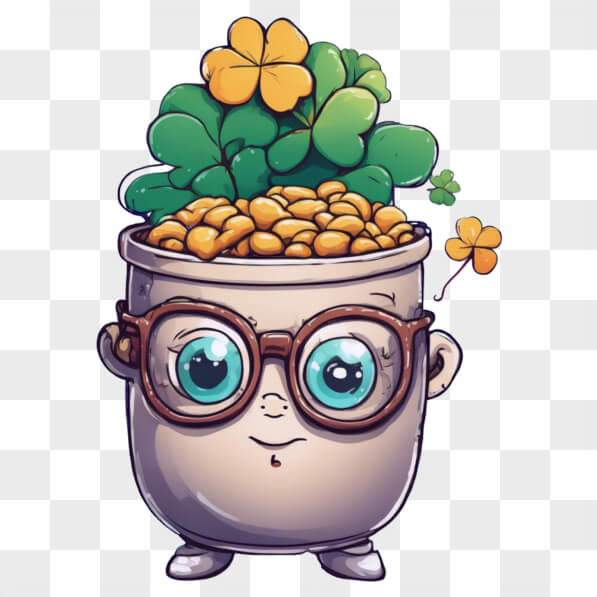 4 Leaf Clover Cartoon Images - Free Download on Creative Fabrica