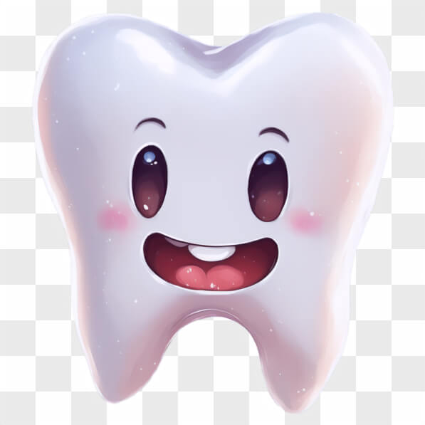 Download Cheerful Cartoon Tooth Character Cartoons Online - Creative ...