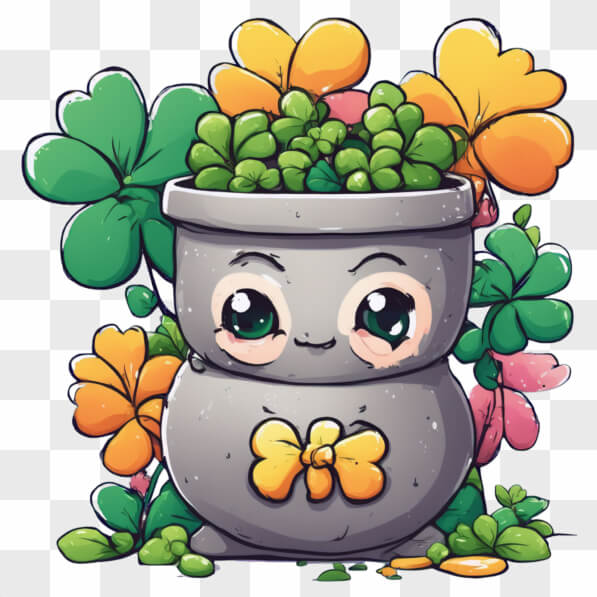 4 Leaf Clover Cartoon Images - Free Download on Creative Fabrica