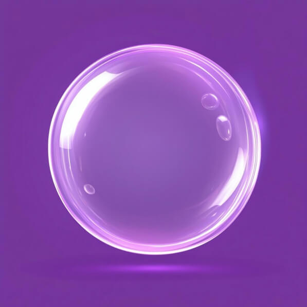 Download Translucent Bubble on Purple Background Backgrounds Online ...