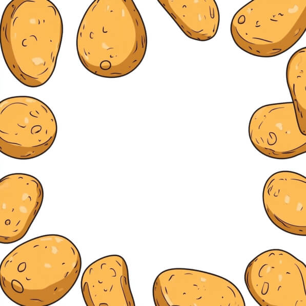 Download Cartoon Potatoes Backgrounds Online - Creative Fabrica