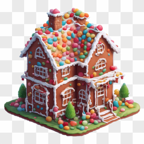 Descarga Casa de Jengibre Colorida con Dulces Cartoons En Línea ...