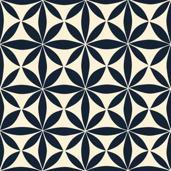Download Symmetrical Floral Pattern Patterns Online - Creative Fabrica