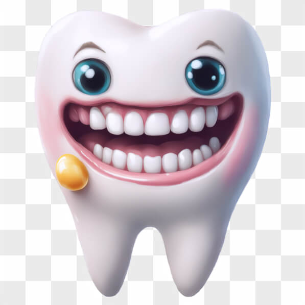 Download Cheerful Animated Tooth Character Cartoons Online - Creative ...