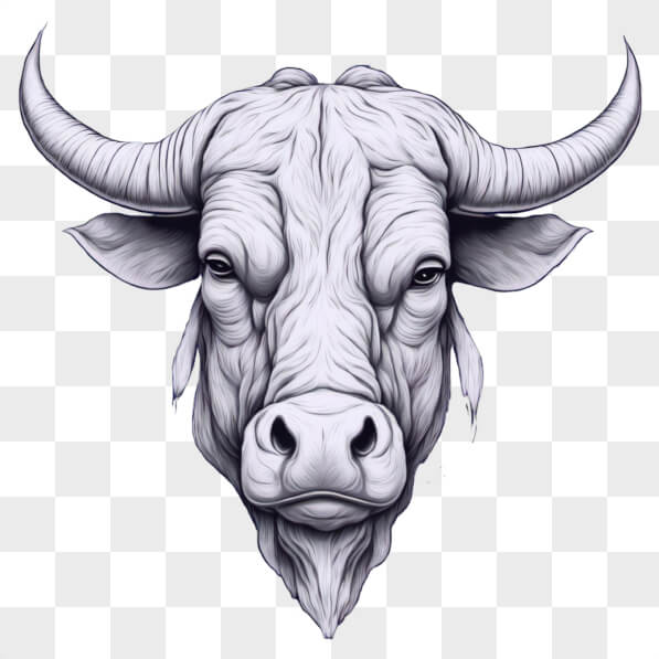 Download Stylized Bull Head Illustration Cartoons Online - Creative Fabrica