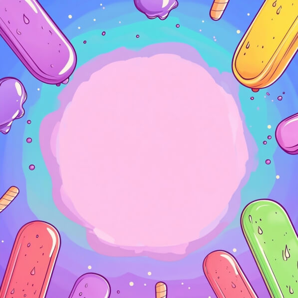 Download Colorful Ice Cream Popsicle Background Backgrounds Online ...