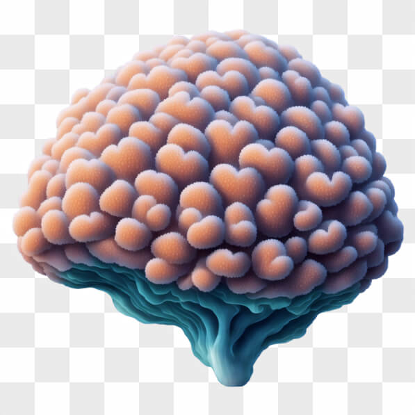 Download Coral Brain Structure Cartoons Online - Creative Fabrica