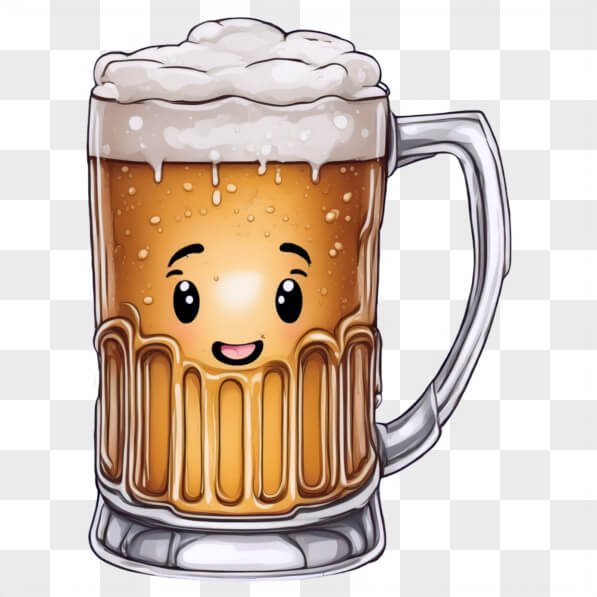 Download Smiling Beer Mug Cartoon Cartoons Online - Creative Fabrica