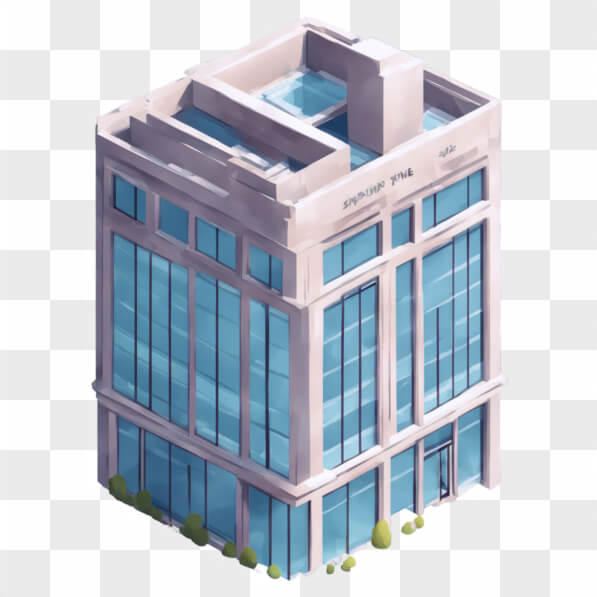 Download Modern Office Building with Glass Windows Cartoons Online ...