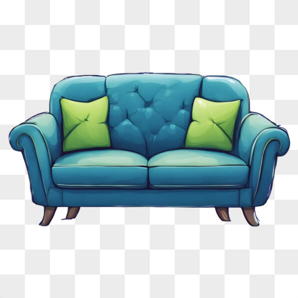 Download Stylized Cartoon Couch Cartoons Online - Creative Fabrica