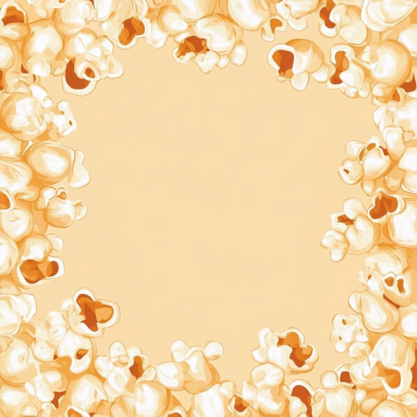 Download Popcorn Border on Beige Background Backgrounds Online ...
