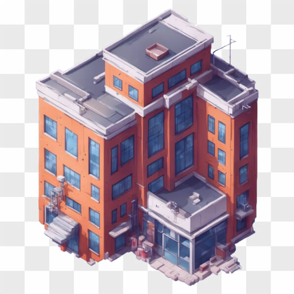 Download Modern Multi-Story Building Cartoons Online - Creative Fabrica