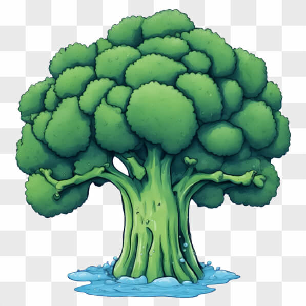 Download Broccoli Tree Cartoons Online - Creative Fabrica