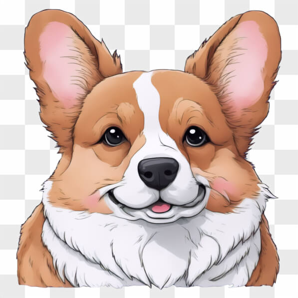 Download Happy Corgi Dog Illustration Cartoons Online - Creative Fabrica