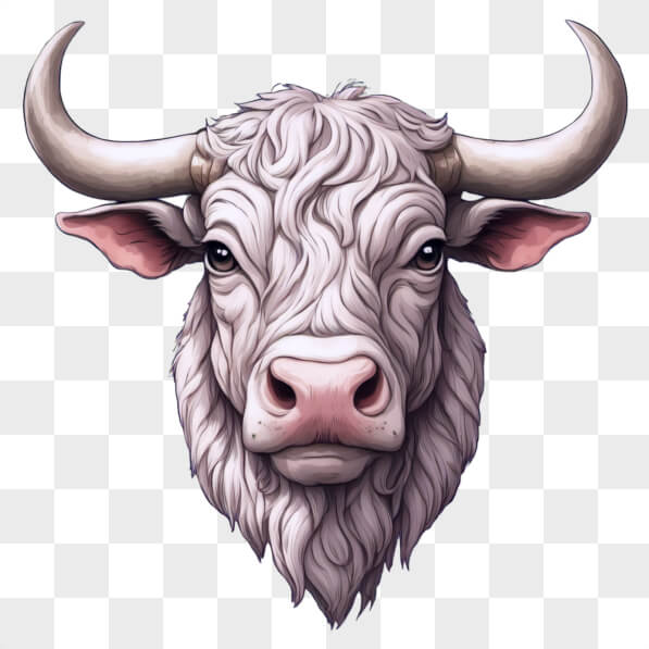 Pobierz narzędzie Ilustracja Głowy Byka Artystyczna Cartoons Online ...
