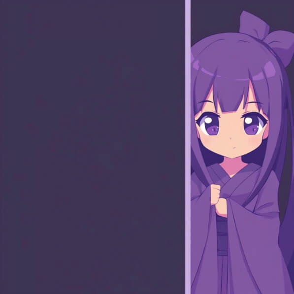 Download Anime Character Peeking Behind a Wall Backgrounds Online ...
