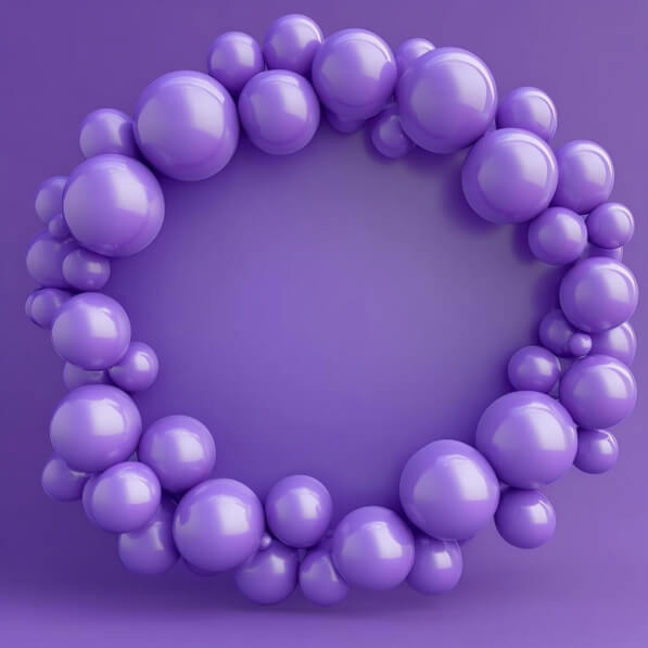 Download Circular Arrangement of Purple Spheres Backgrounds Online ...