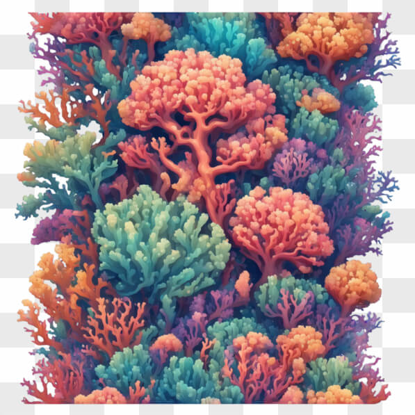 Download Colorful Coral Reef Cartoons Online - Creative Fabrica