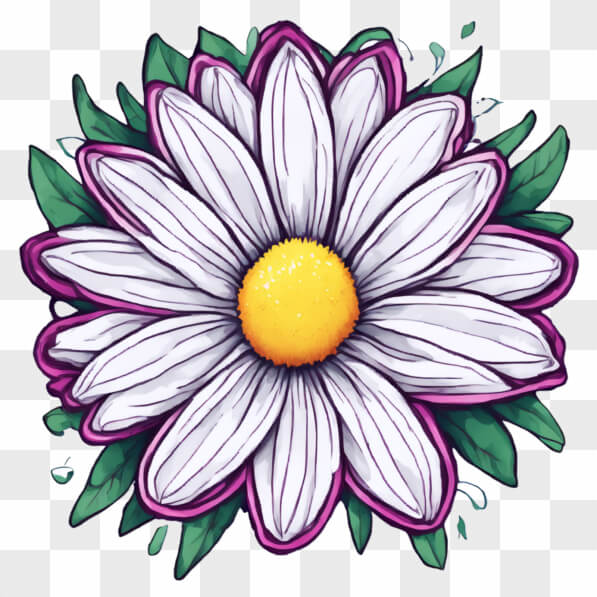 Download Illustrated Daisy Flower Cartoons Online - Creative Fabrica