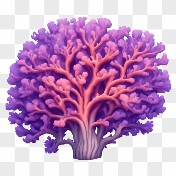 Download Vibrant Coral Tree Cartoons Online - Creative Fabrica