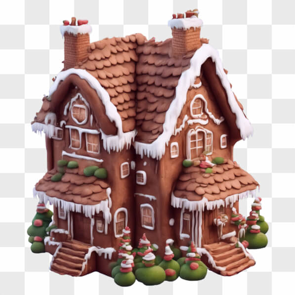 Download Festive Gingerbread House Cartoons Online - Creative Fabrica